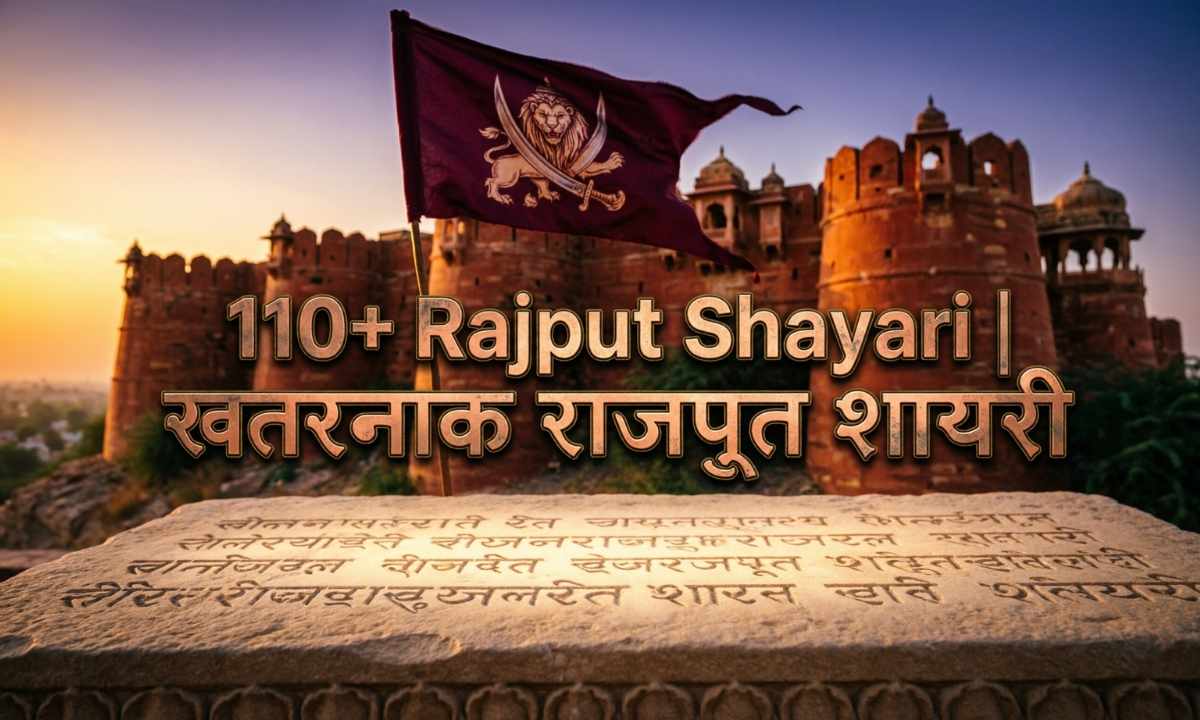 110+ Rajput Shayari | खतरनाक राजपूत शायरी